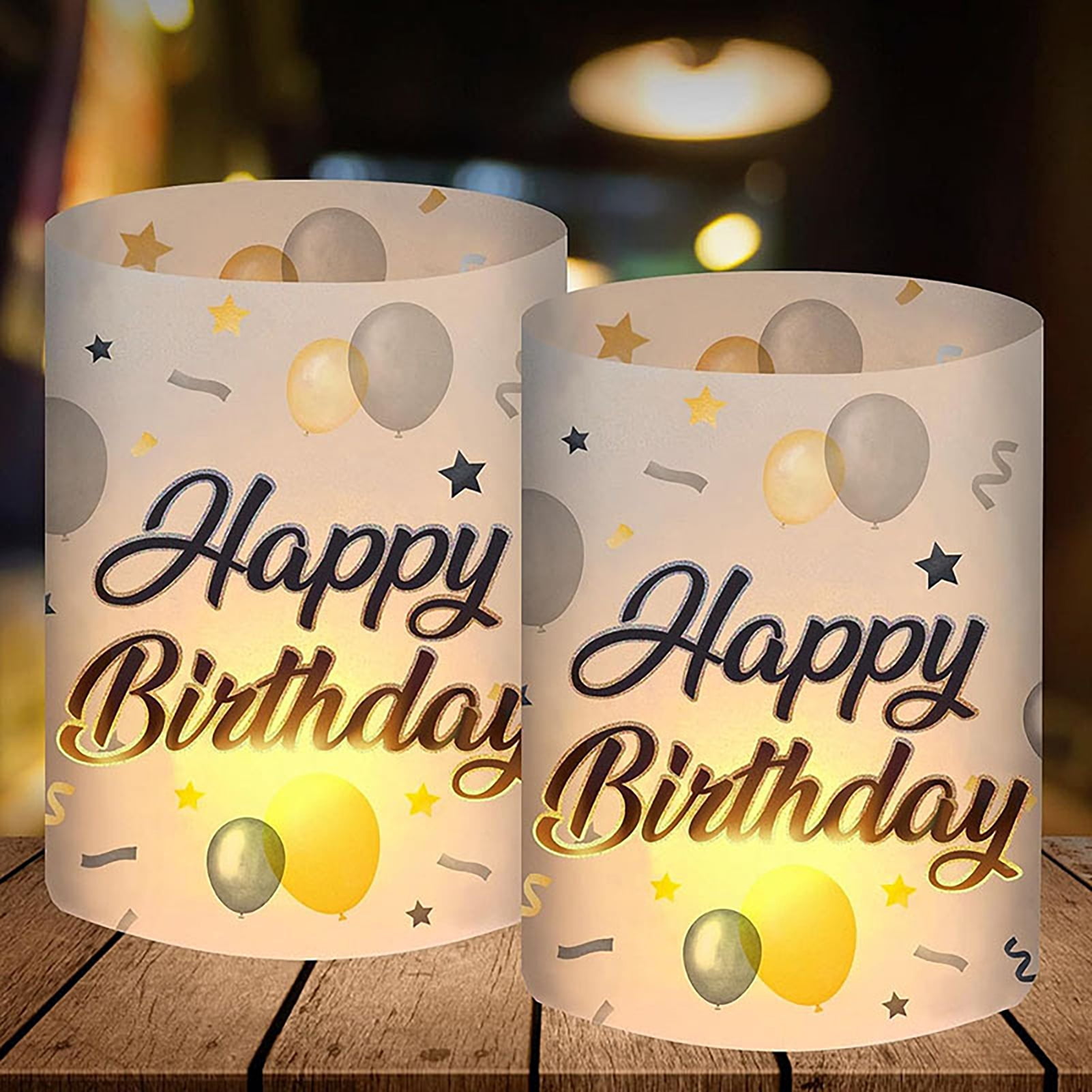 Dserhfy 8Pcs Birthday Party Lampshade Table Decoration 2nd Birthday Boy ...