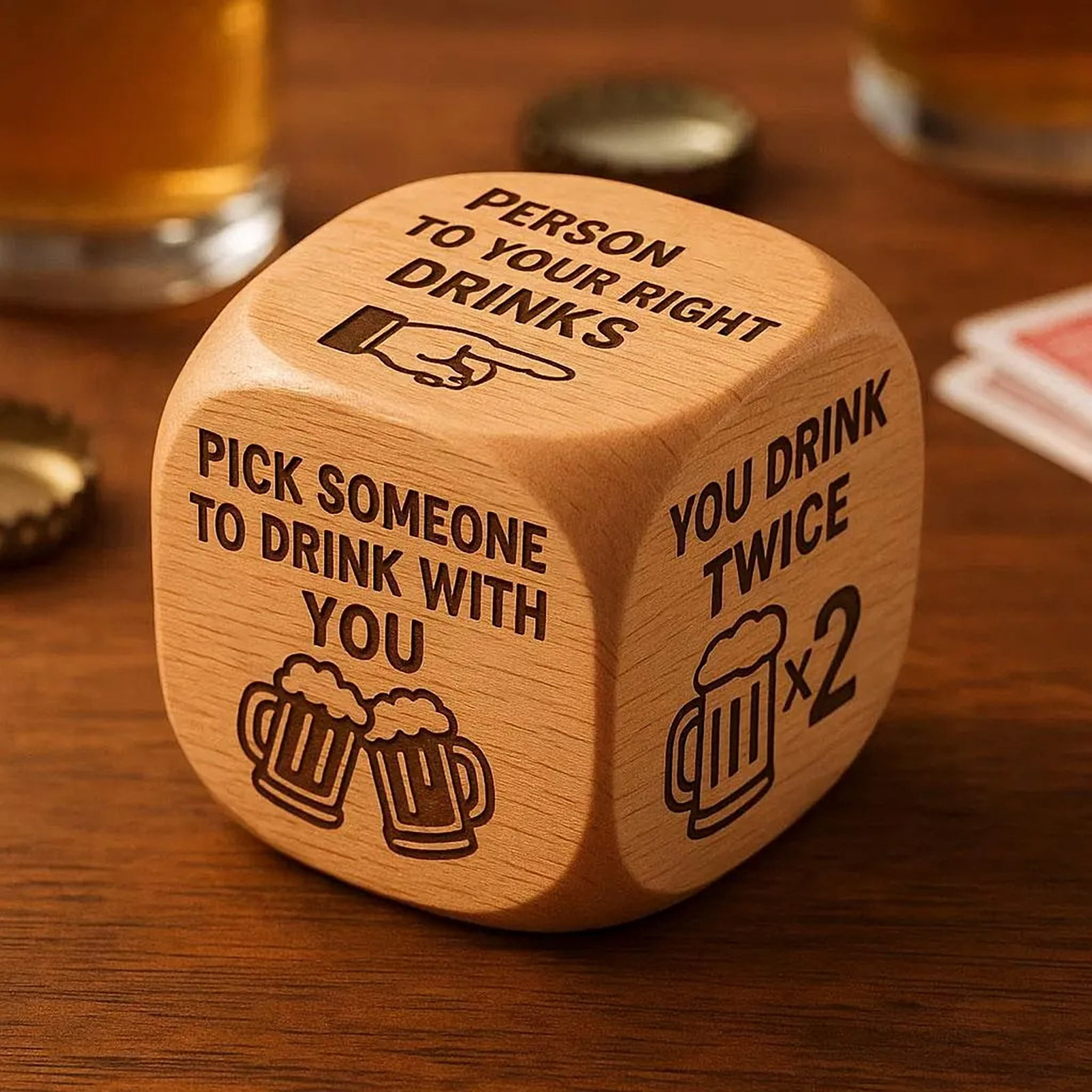 Dserhfy Decision Dice Handmade Wooden Embroidery/Knitting/Drinking ...
