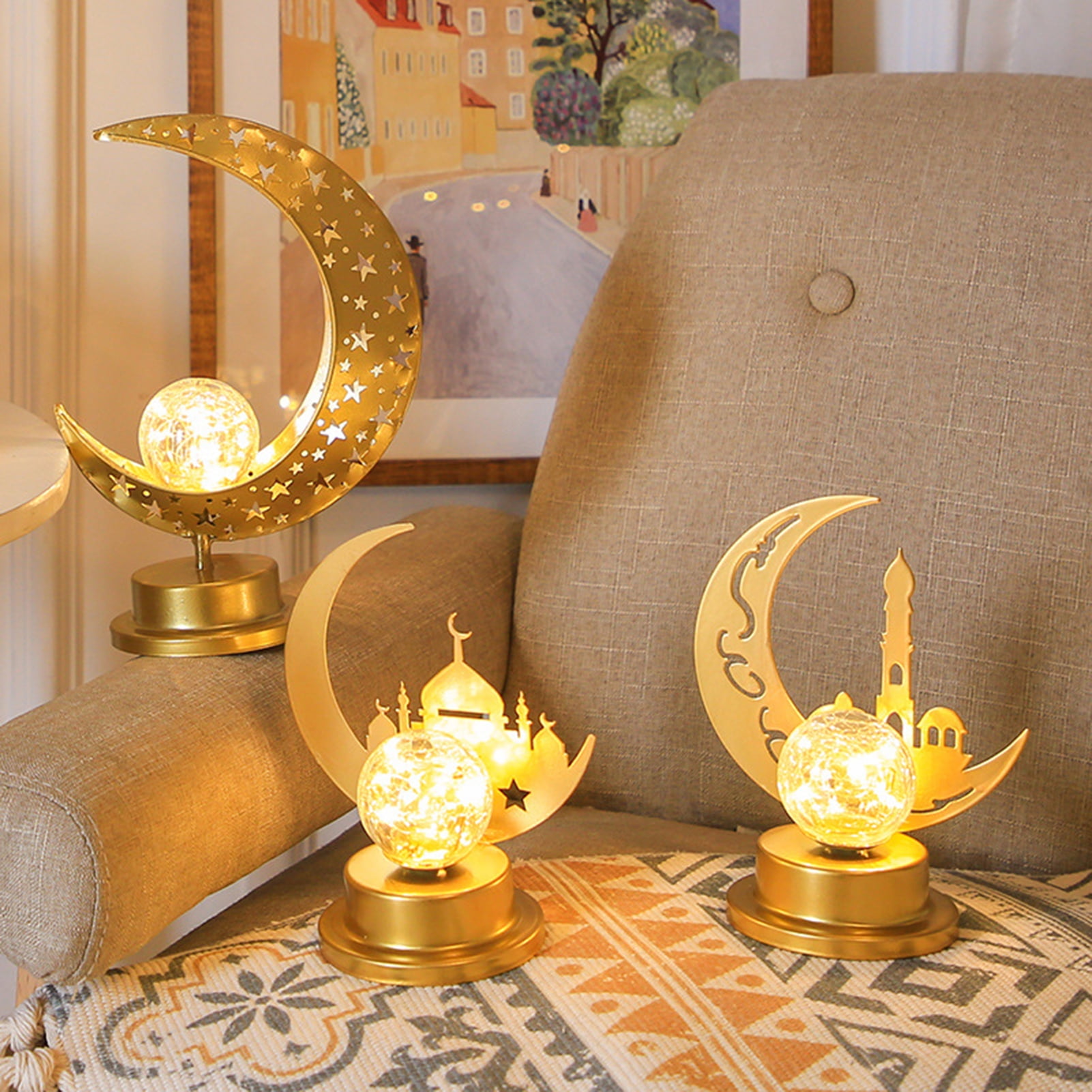 Dserhfy Night Lamp Battery Operated Soft Lighting Non-Glaring Flicker ...