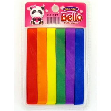 Dsk Bello Girls Pastel Pink Hair Ribbons - 6 Pcs. - Walmart.com