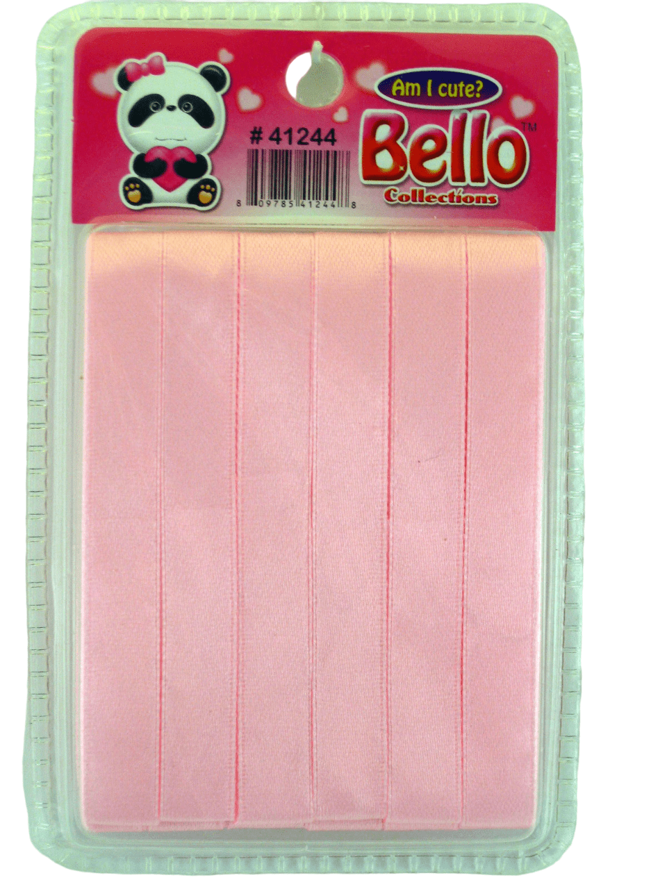 Dsk Bello Girls Pastel Pink Hair Ribbons - 6 Pcs. - Walmart.com