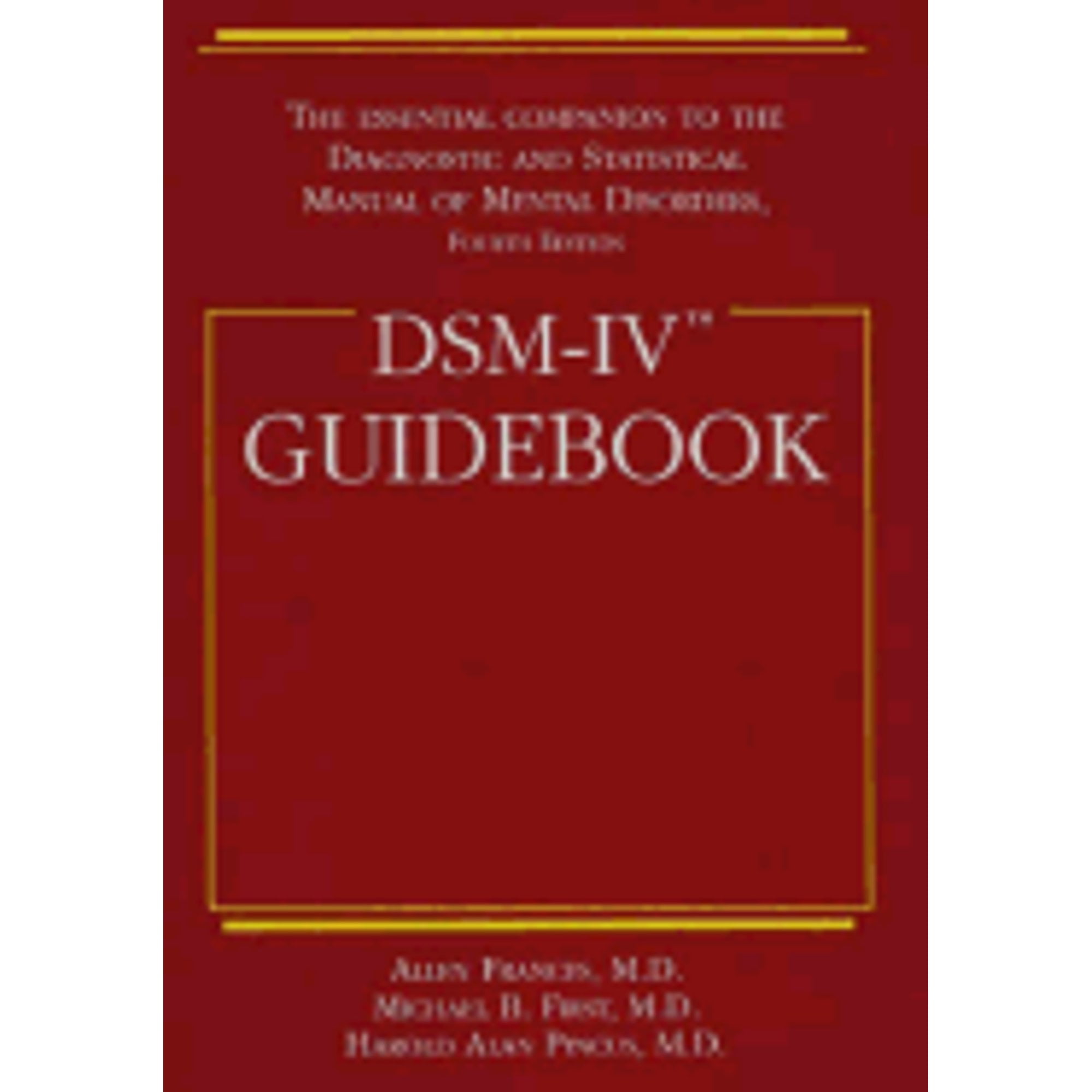 Dsm-IV (R) Guidebook - Walmart.com