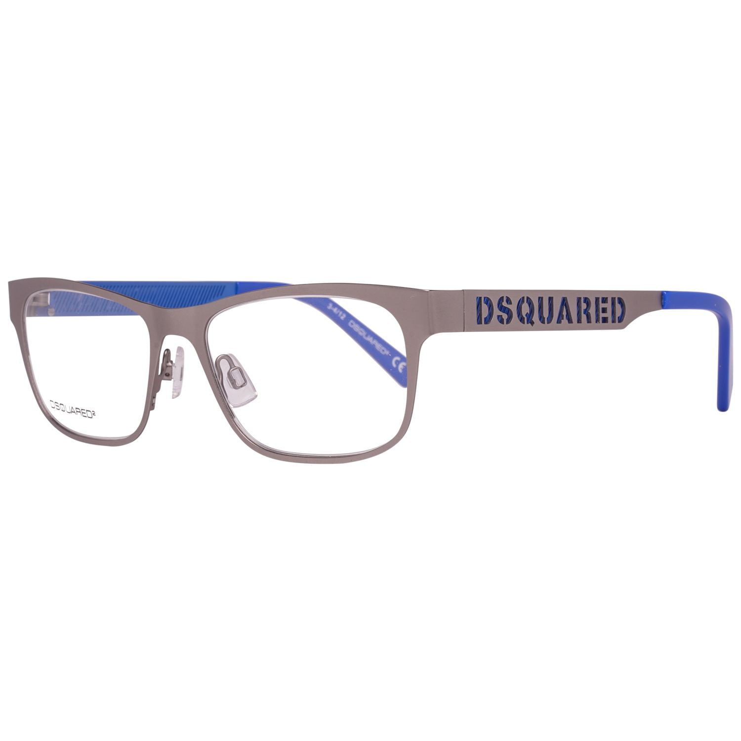 EYEGLASSES FRAME DSQUARED2 SILVER MAN DQ5097 015 52 - Walmart.com