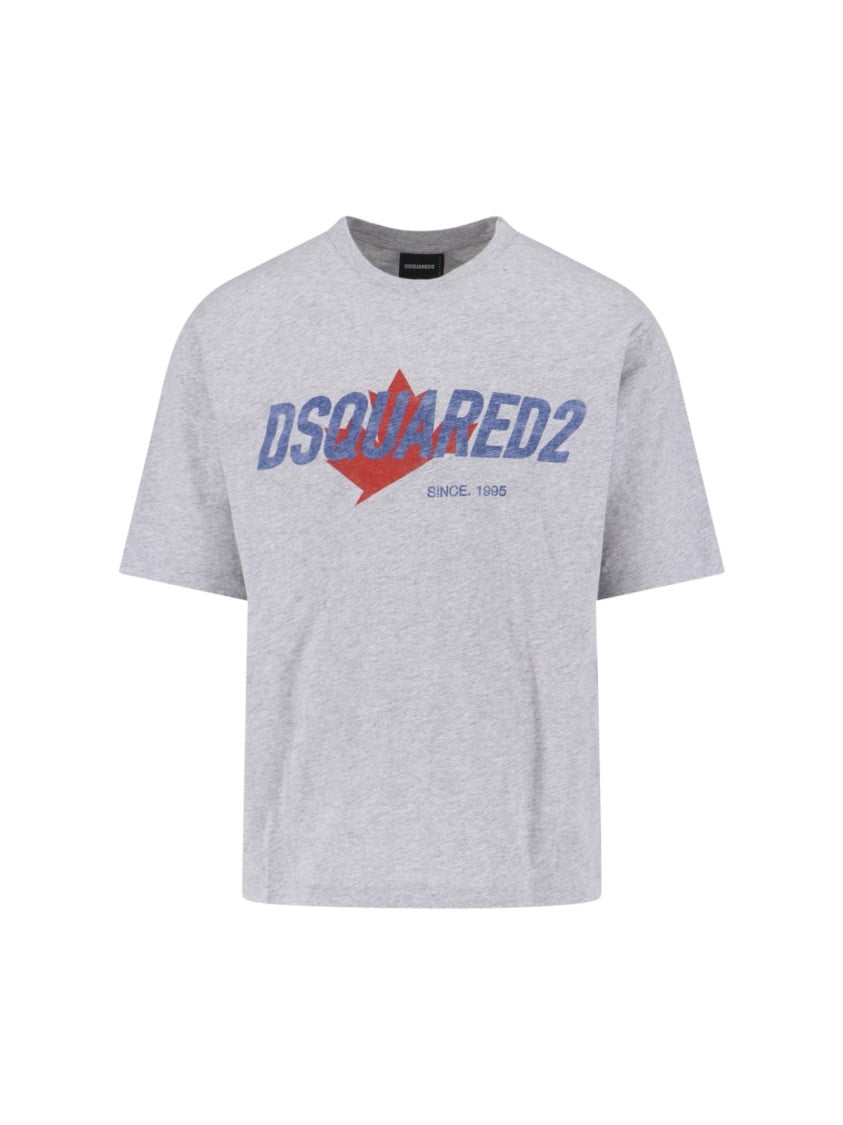 Dsquared2 "Maple Leaf" Logo T-Shirt – Grey (Men's) - Walmart.com