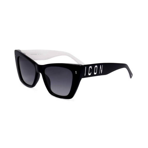 Dsquared2 sunglasses ICON 0006/S WOMAN 53/16/145 80S BLACK WHITE ...