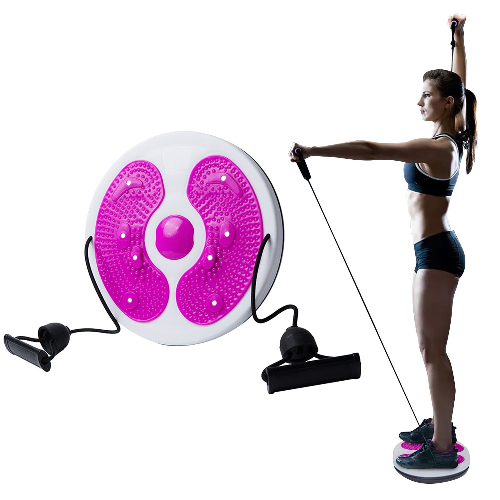 DssFDGR Core Ab Twister Board Double Rope for Exercise and Trainer Abs ...