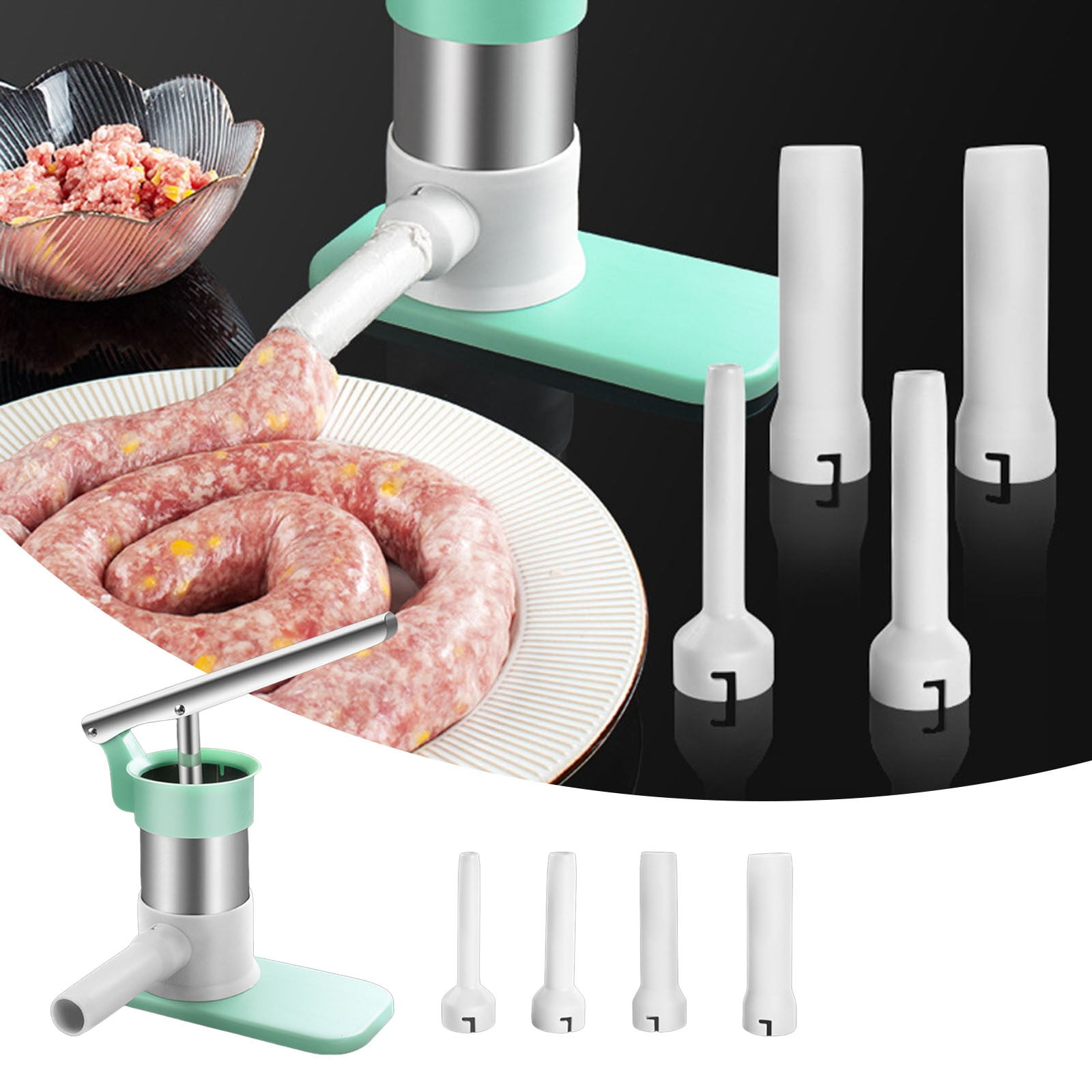 DssFDGR Sausage Stuffer Sausage Stuffer Machine Vertical Homemade ...