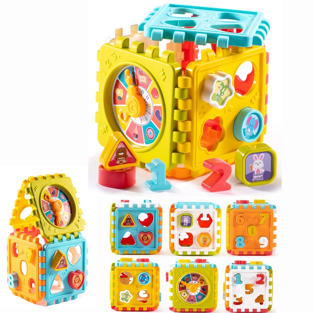 Dsseng 6-in-1 Multi-Assembly Activity Square for Babies, BPA-Free Play ...