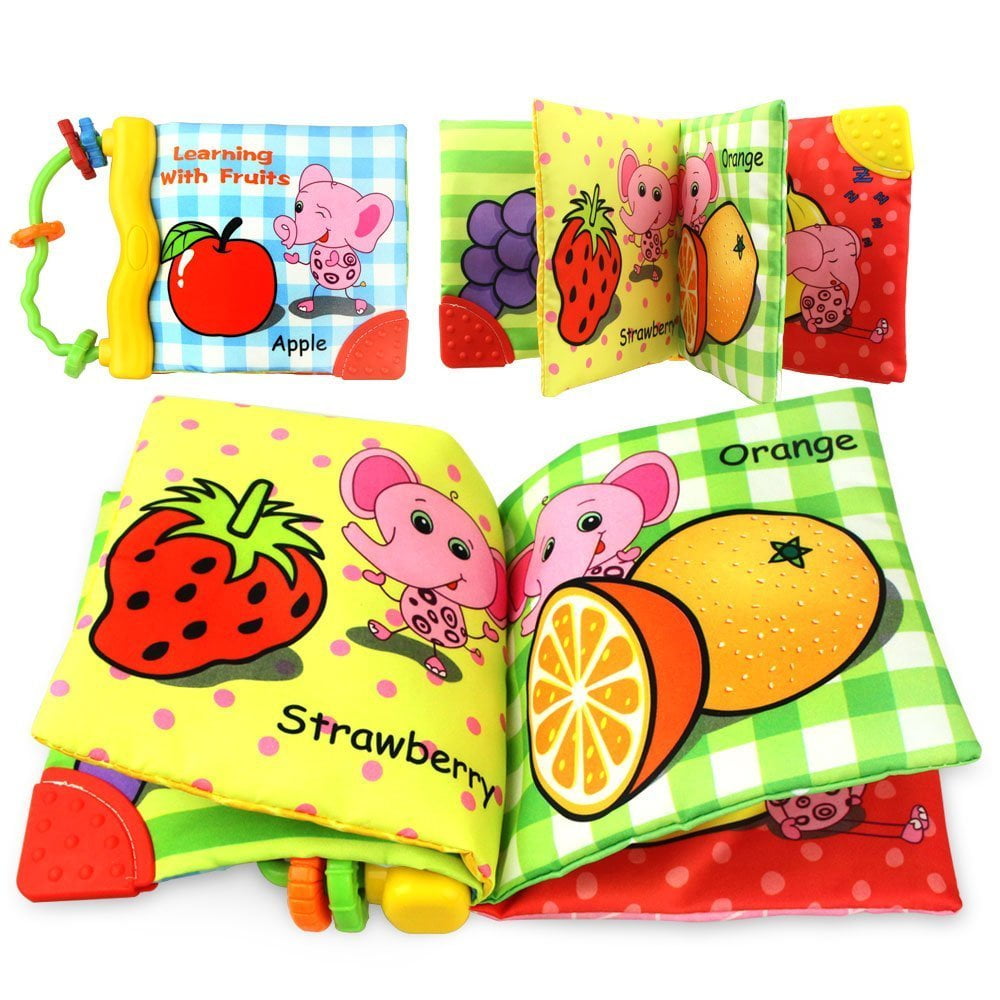 Dsseng Baby Earlyears Tactile and Educational Non-Toxic Cloth Soft Book ...