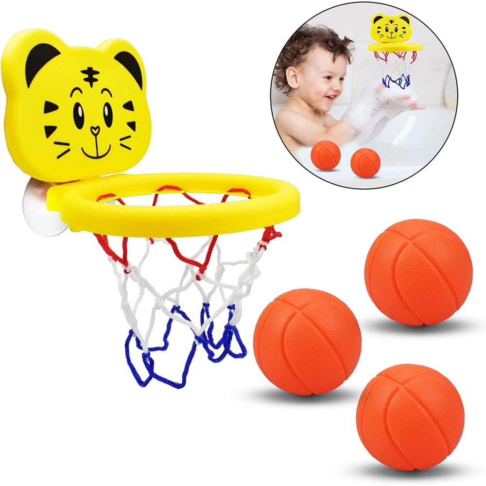 Dsseng Basketball Hoop Bath Toys, Baby Bath Toy 6-12 Months, Basketball ...