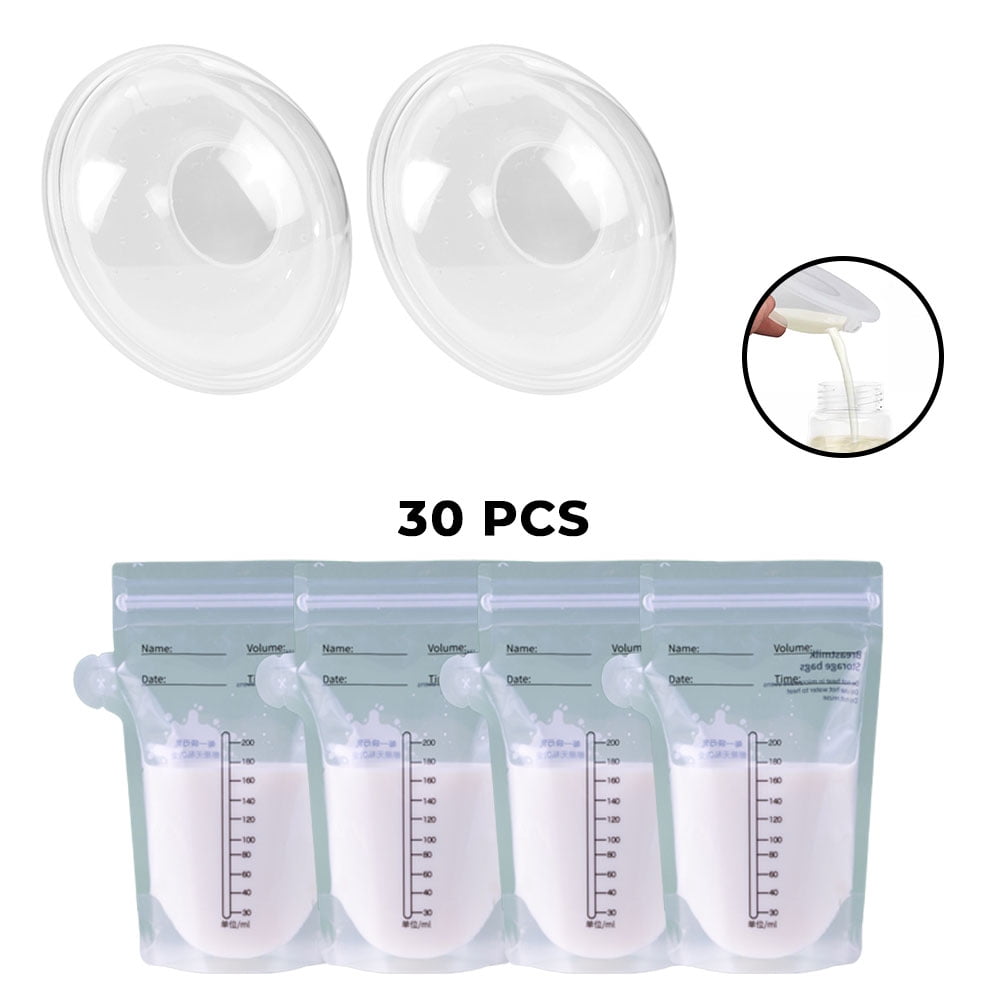 Dsseng Breast Milk Collection Set for Breastfeeding Moms(2 Pcs Breast ...