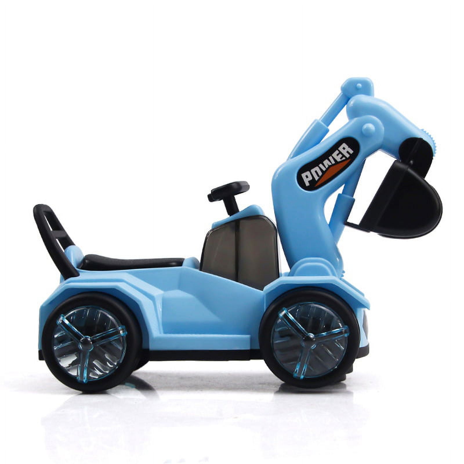 Dsseng Car Toys for Toddlers, Electric Car with Bright Flashing 4D ...