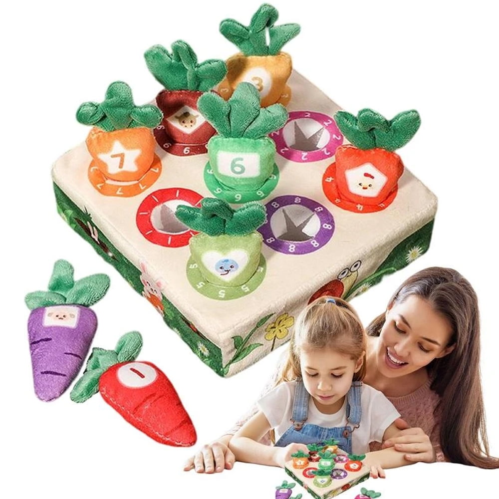 Dsseng Children Pull Radish Plush Toy Internet Celebrity Pet Bite Doll ...