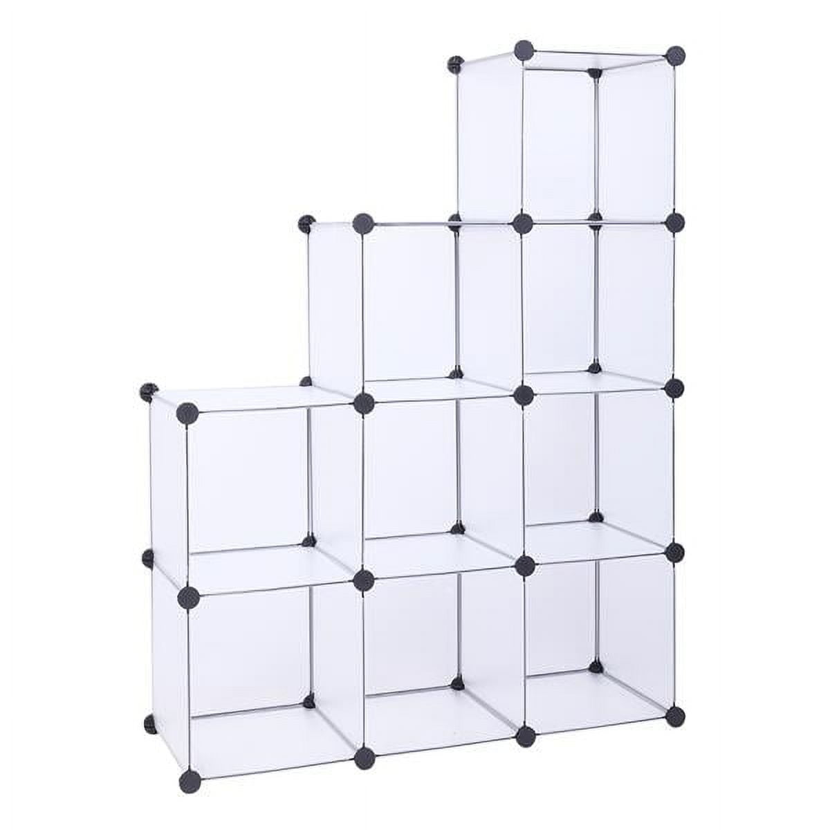 Dsseng Cube Storage 9-Cube Closet Organizer Storage Shelves Cubes ...