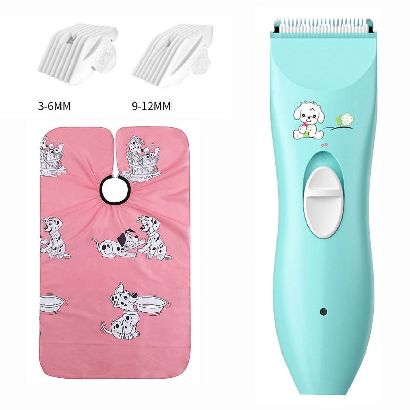 Dsseng Kids Hair Clipper Set Professional Silent Electric Hair Trimmer ...