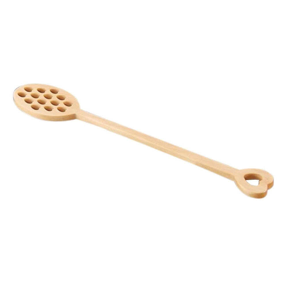 Dsseng Wood Mixing Spoon Stirring Scoop Honey Dipper Stirrer Spatula ...
