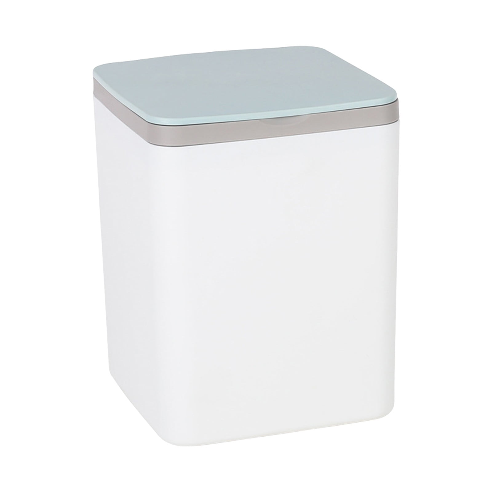 Dssna Mini Can With Lid Small Garbage Can For Bathroom Vanity Desktop ...
