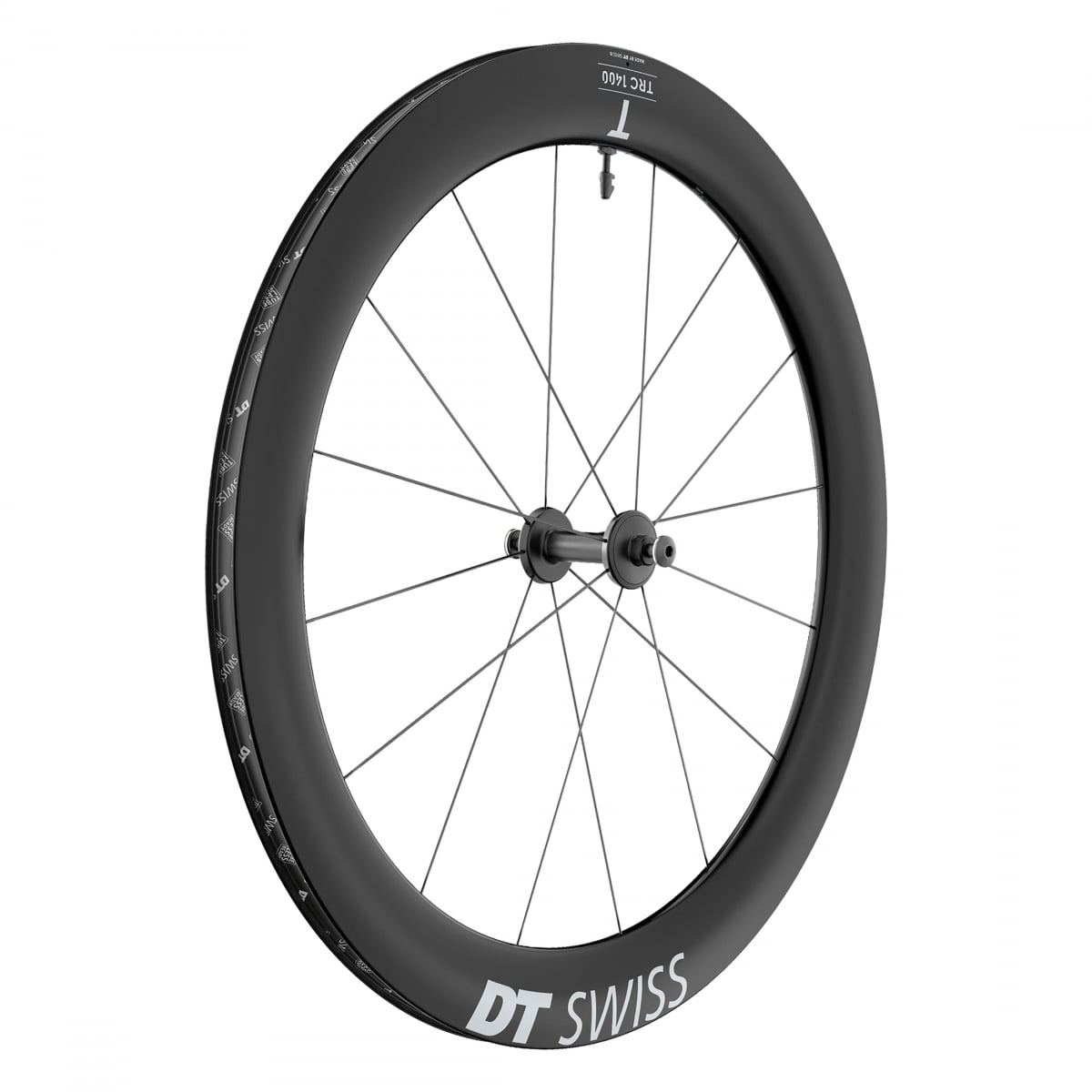 Dt Swiss T 1400 Dicut 62 Road Wheels 700C FT T 1400 BRAKELESS - Walmart.com