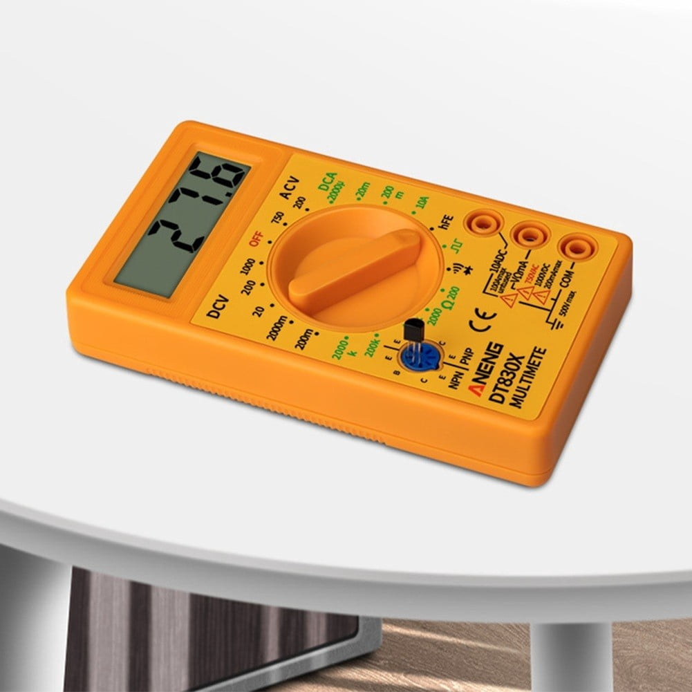 Dt830B Ac/Dc Lcd Digital Multimeter Voltmeter Ammeter Ohm Tester High ...
