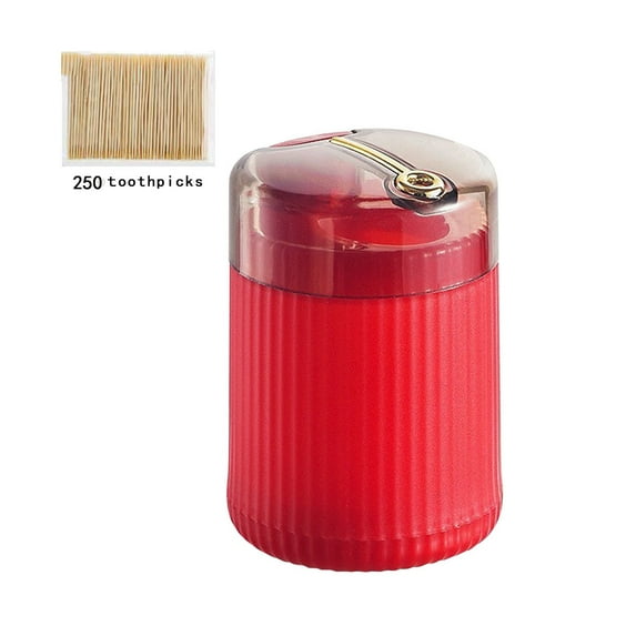 Dtchengua Automatic Toothpick Dispenser, One-Touch Push Button with ...