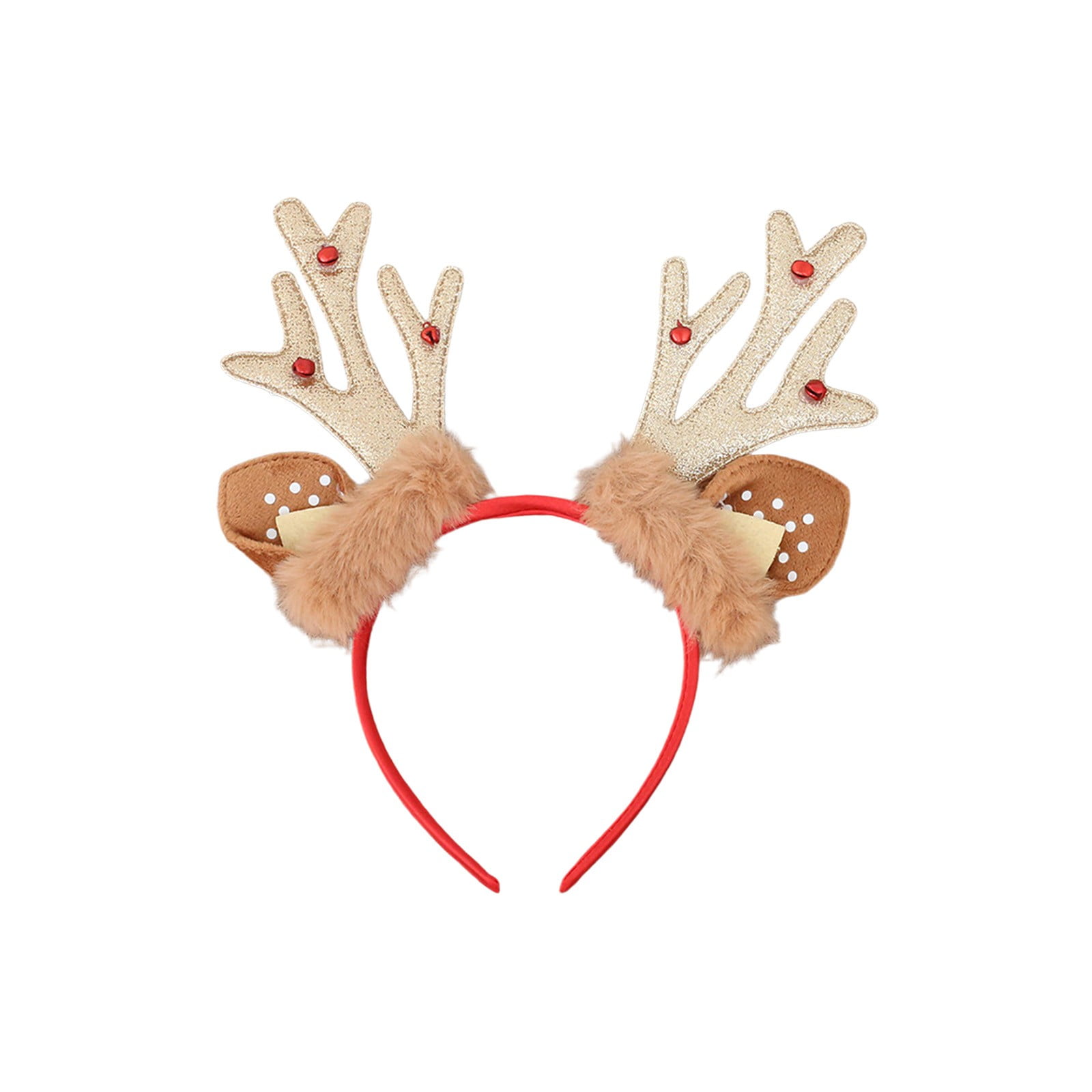 Dtchengua Christmas Headbands with Light-Up Antlers - Festive Reindeer ...