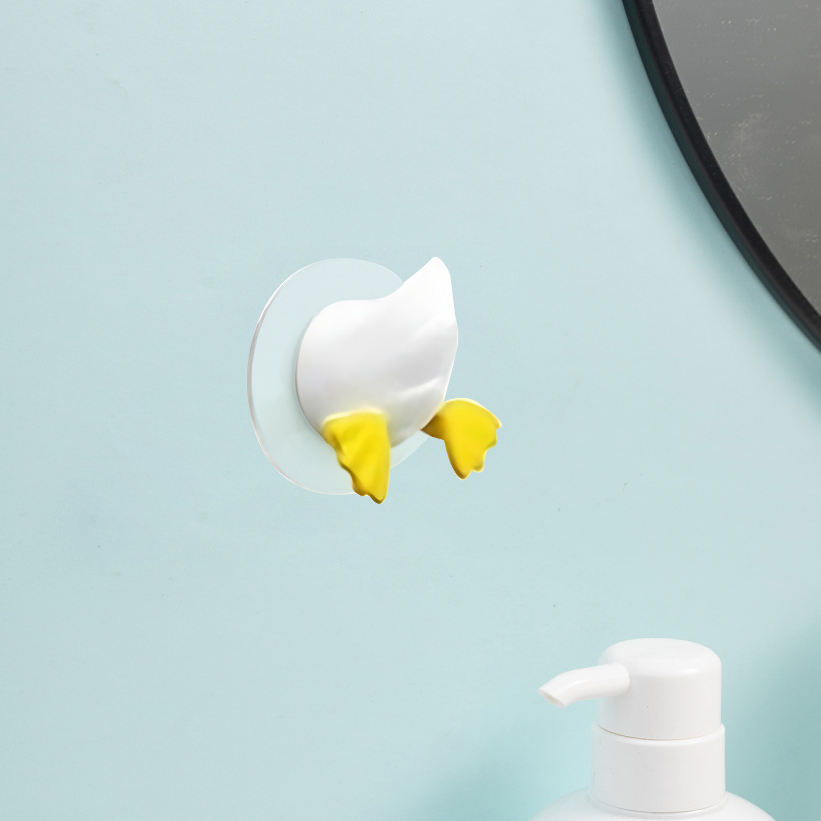 Dtchengua Cute Animal Tail Hooks - No Punch Adhesive Wall Hooks for ...