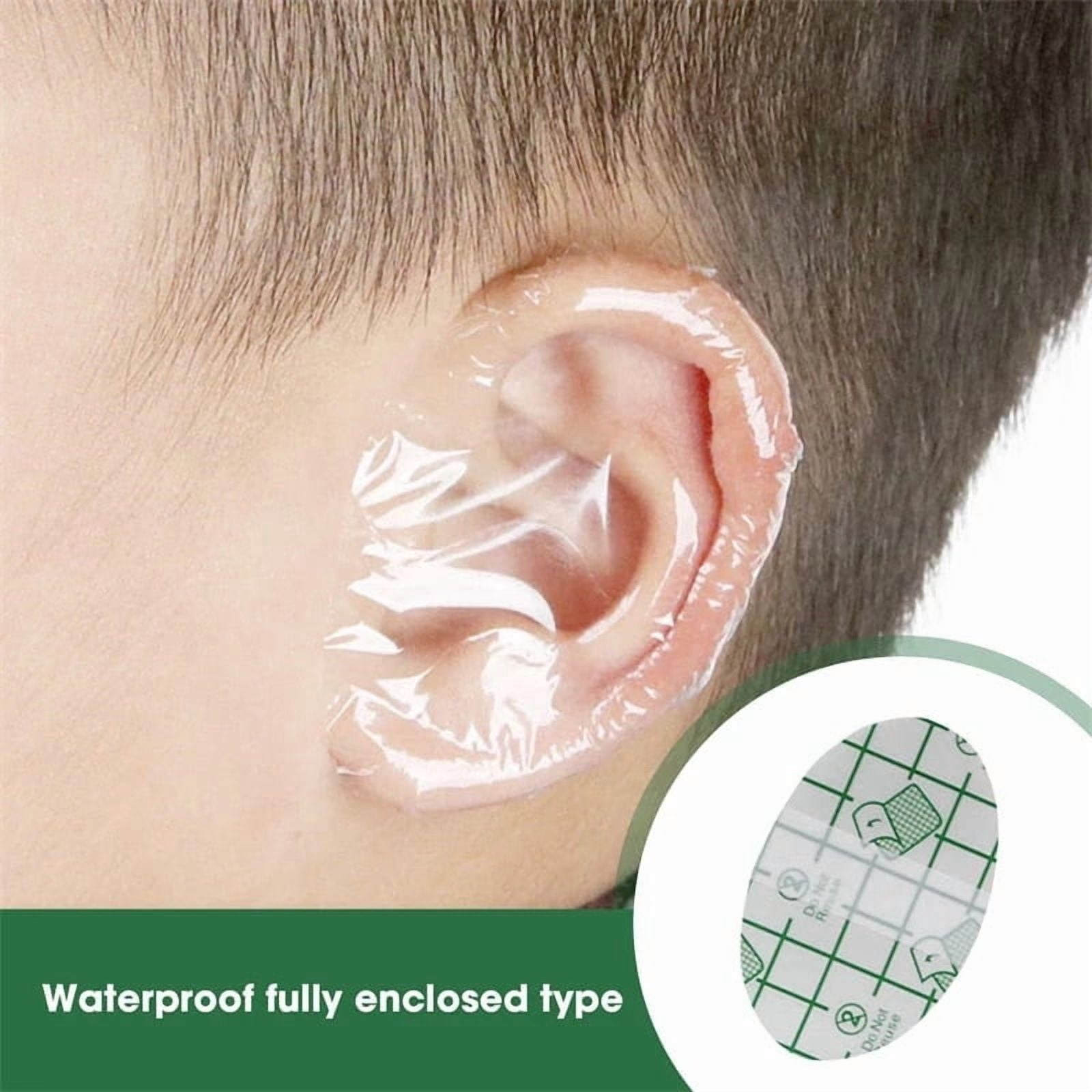 Dtchengua Ear Covers for Bath Waterproof Ear Plugs,30-Pack Disposable ...