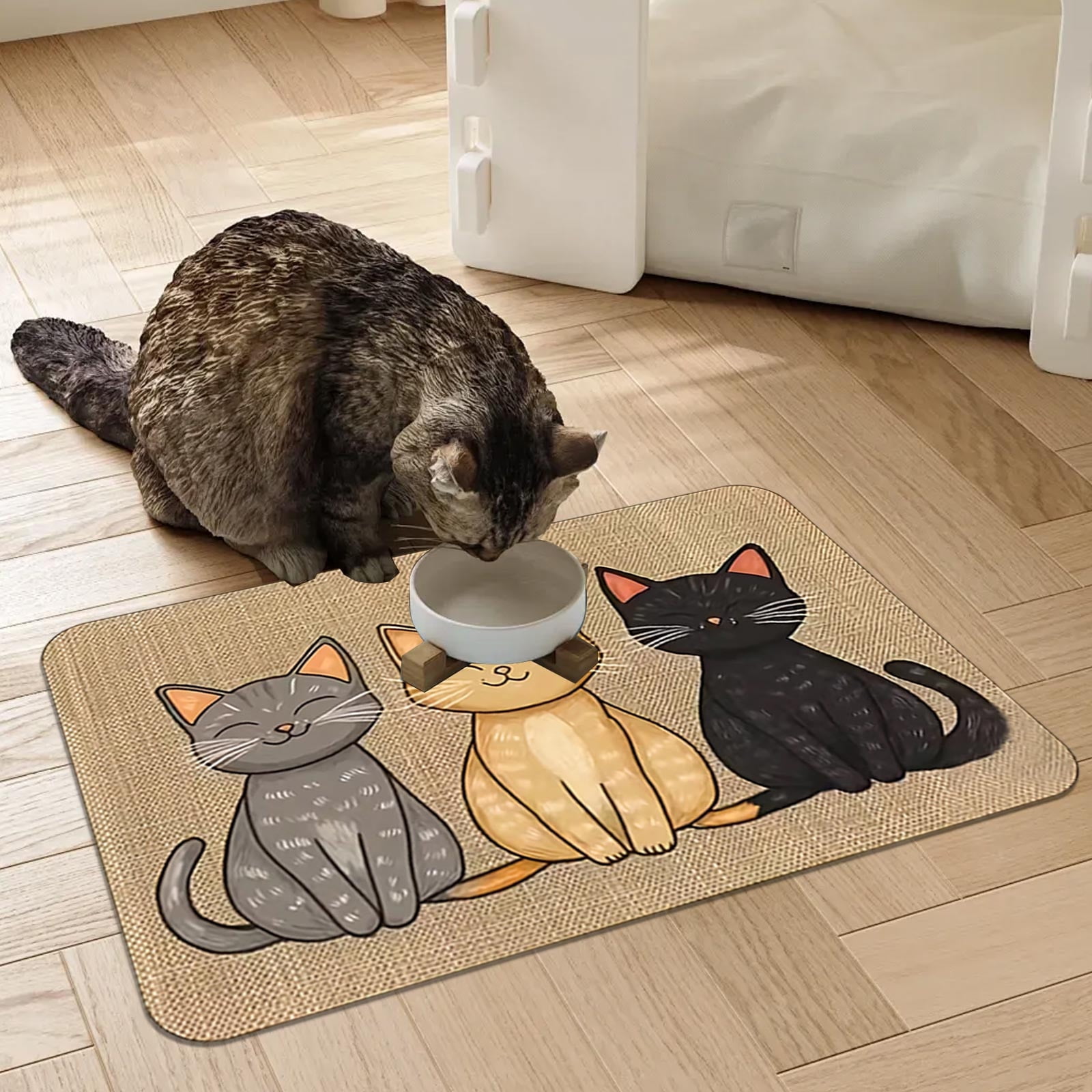 Dtchengua Easy Clean Silicone Feeding Mat, Waterproof Spill Proof Mat ...