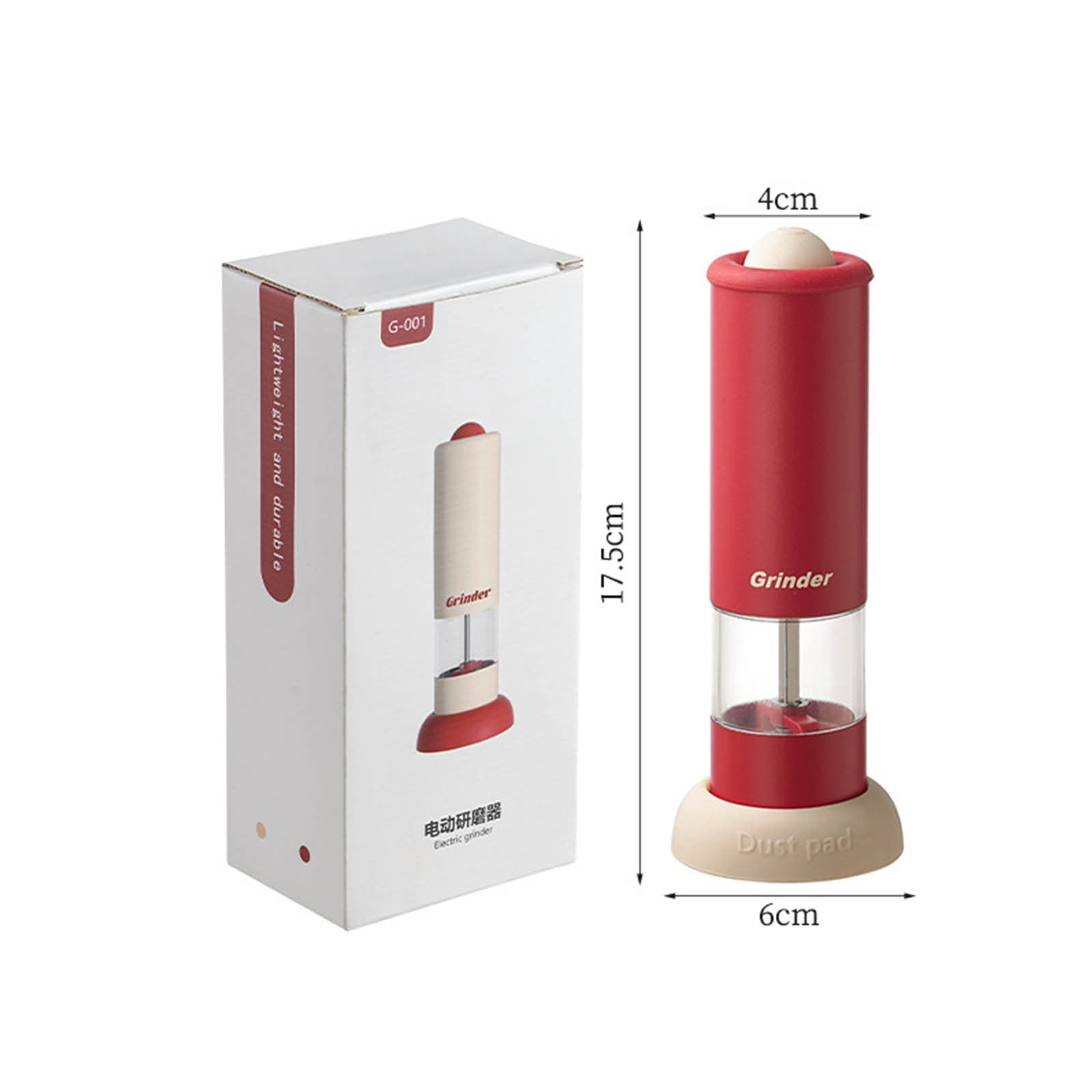 Dtchengua Electric Spice Grinder - Ceramic Burr, USB-C Rechargeable | Mimics Hand-Ground Flavor ...