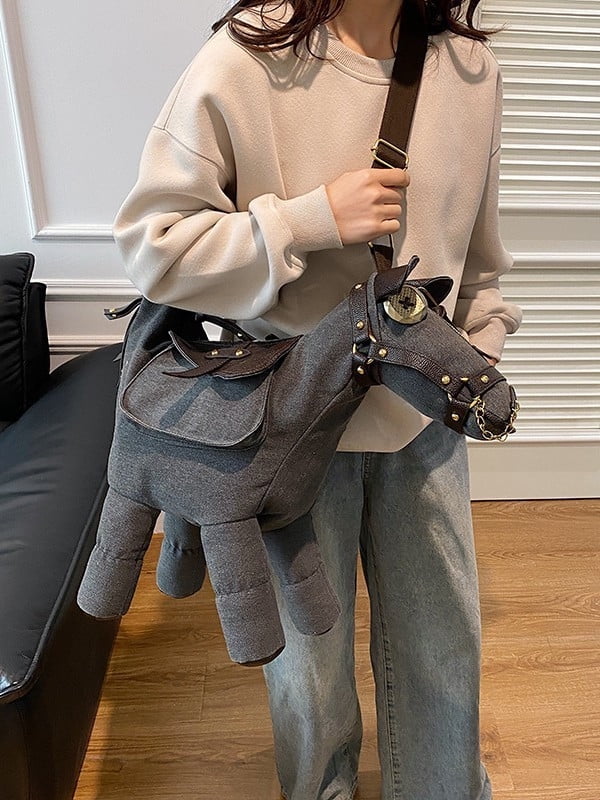 Dtchengua Personalized Donkey Bag for Women - Cute Animal Crossbody ...