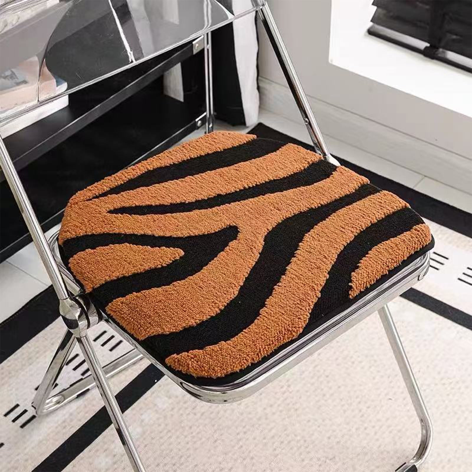 Dtchengua Plush Chair Cushion - Ultra Soft Horseshoe Seat Pad with Non ...