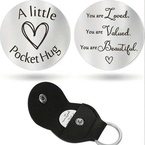 Dtchengua Pocket Hug Token - Double Sided Inspirational Gift for Home ...
