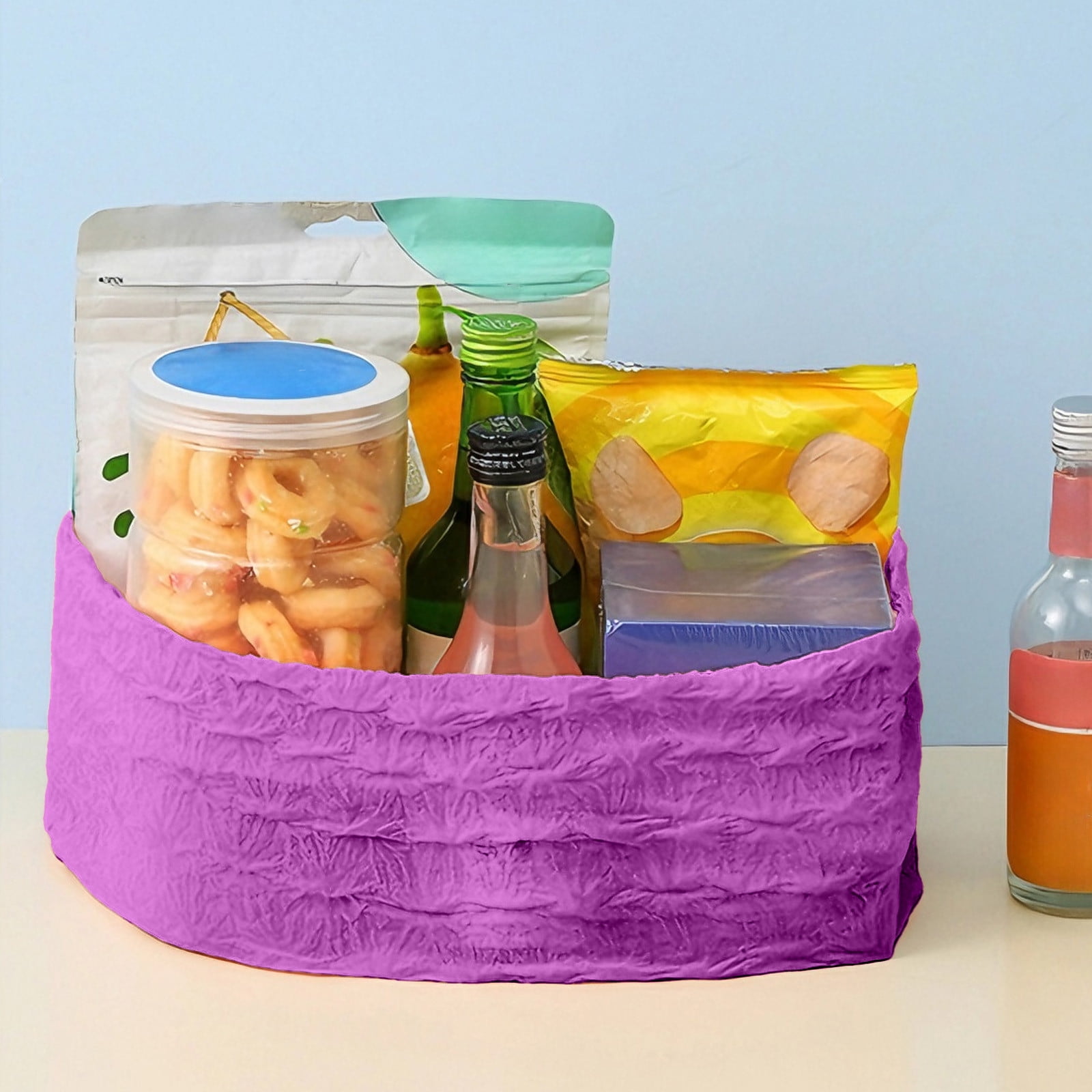 Dtchengua Reusable Grocery Bag - Expandable & Foldable into Pouch ...