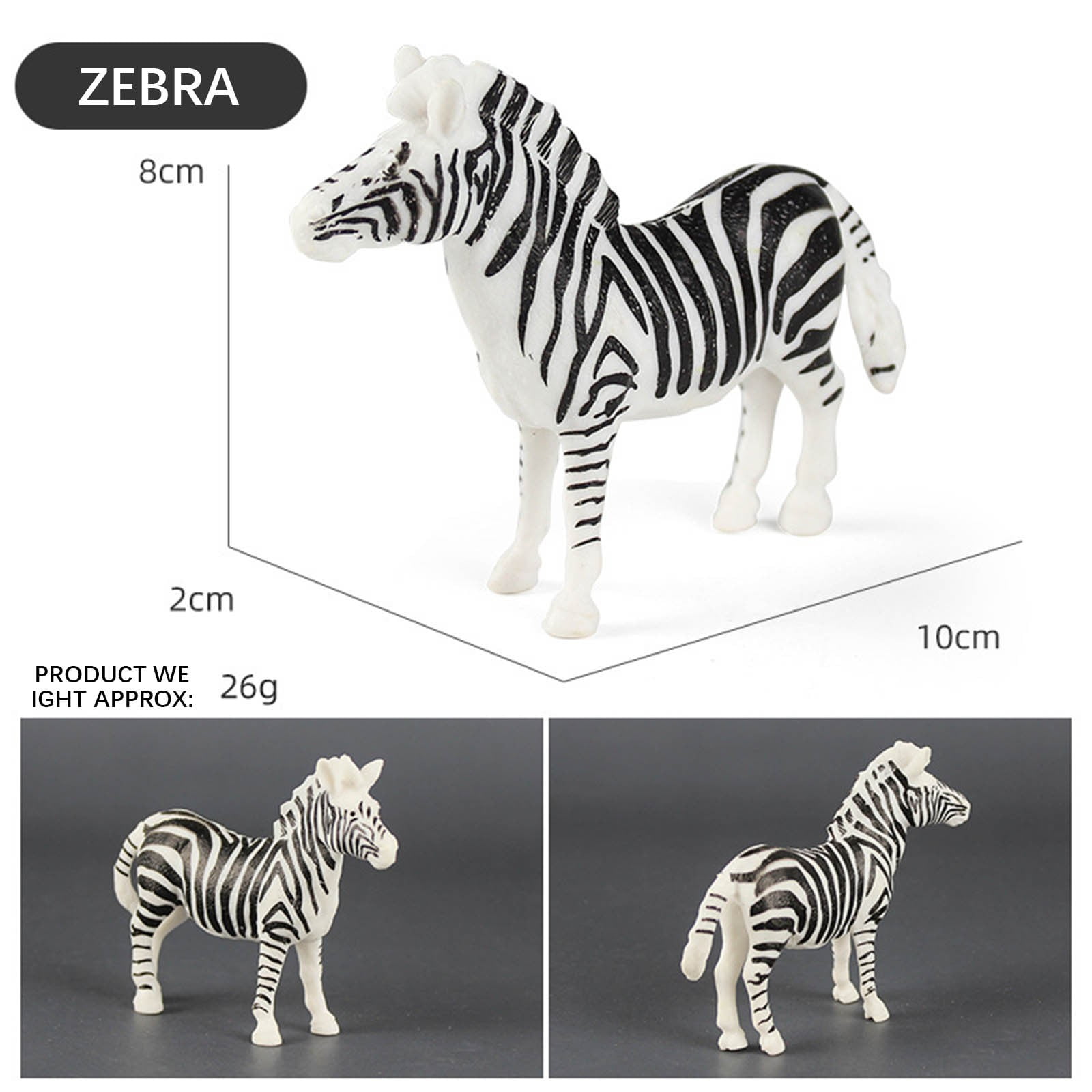 Dtchengua Simulation Wild Animals Toy Toy,Realistic Safari Animal ...