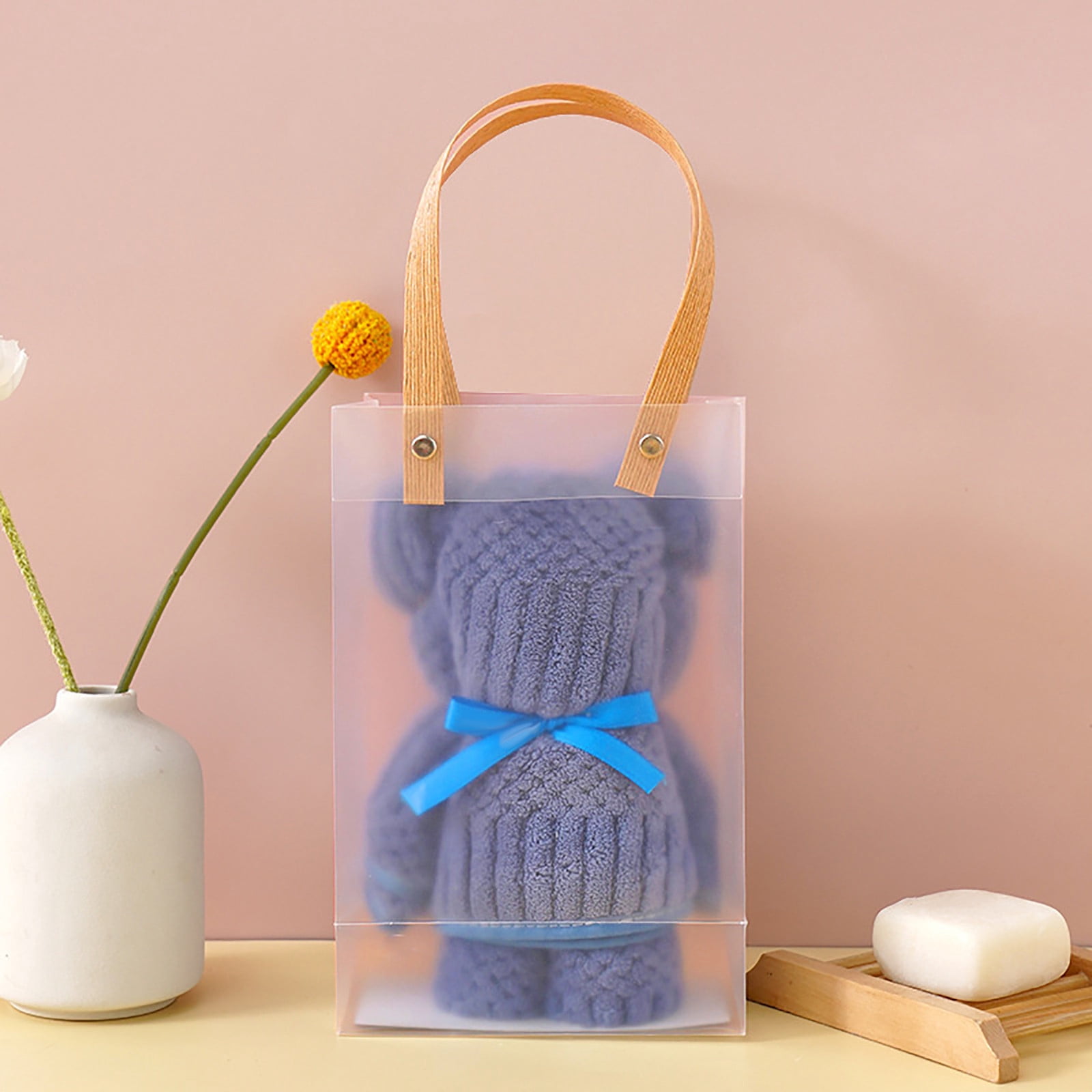 Dtchengua Teddy Bear Gift Towel With Gift Box - Luxury High-Pile Bath ...