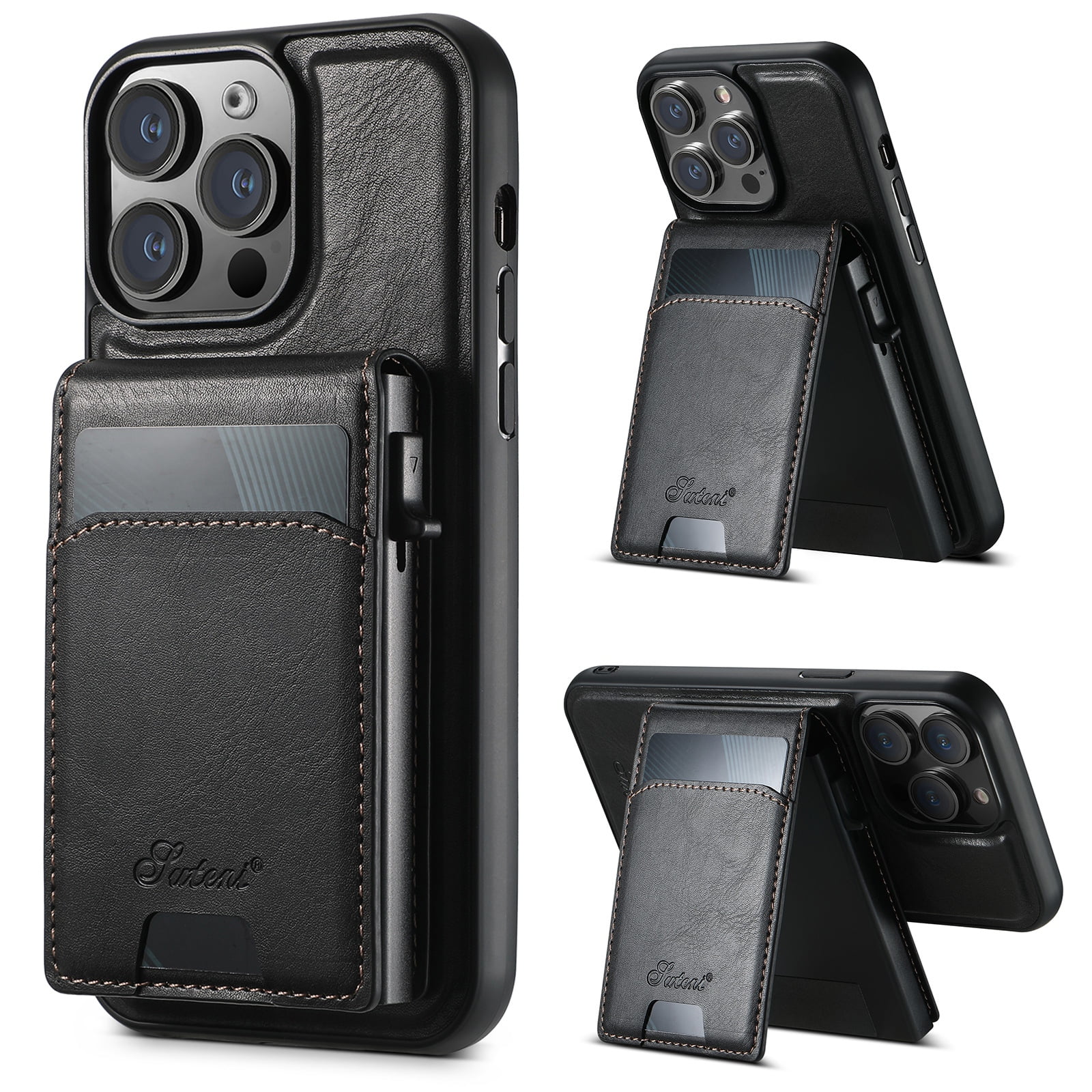 Dteck 2 in 1 Detachable Magnetic Wallet for iPhone 16 Pro Max Case with ...