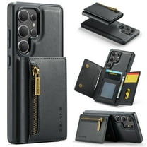 Dteck Zipper Wallet Case for Samsung Galaxy A17 5G,Magnetic PU Leather ...