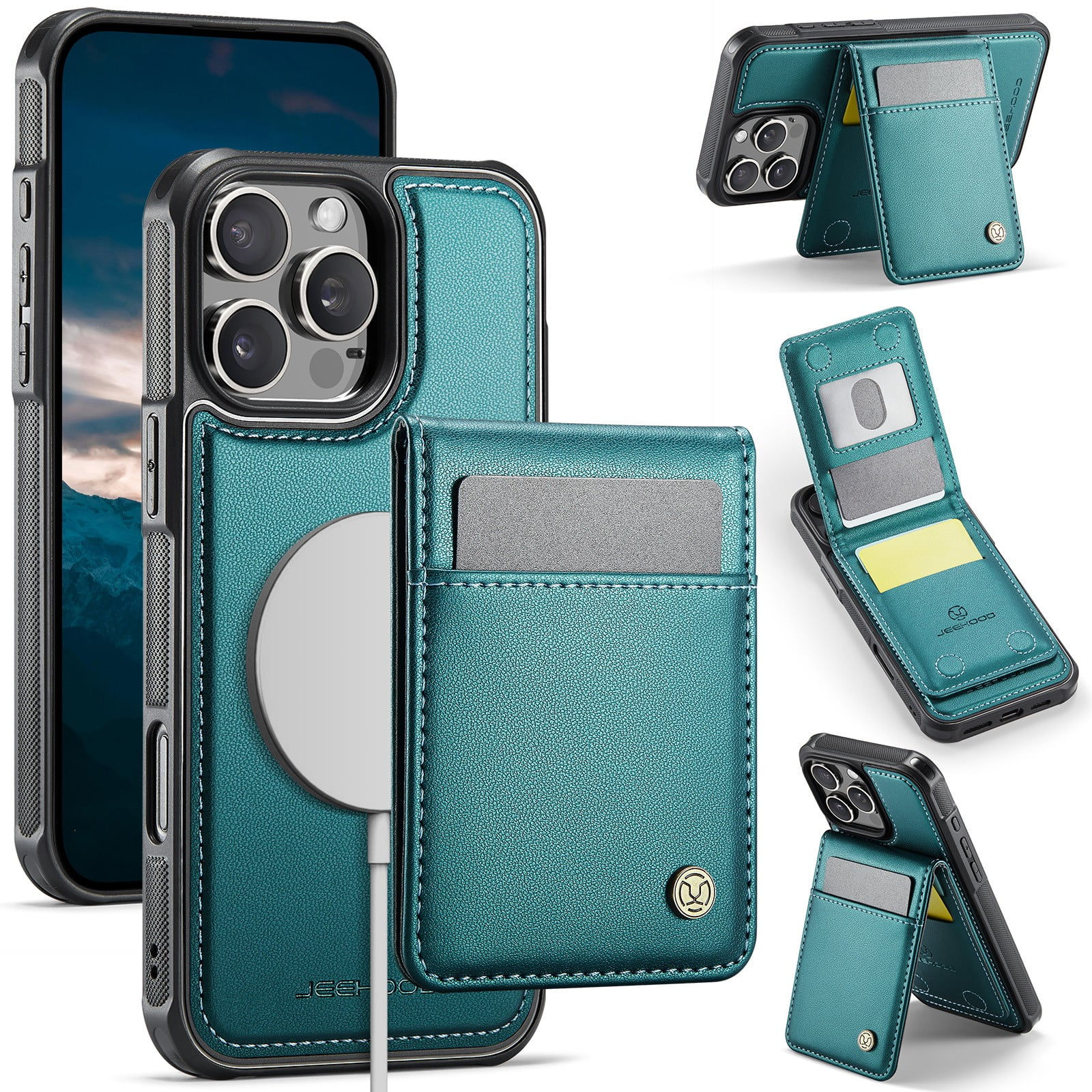 Dteck 2 in 1 Wallet Case for iPhone 14 Pro Max Compatible with MagSafe ...