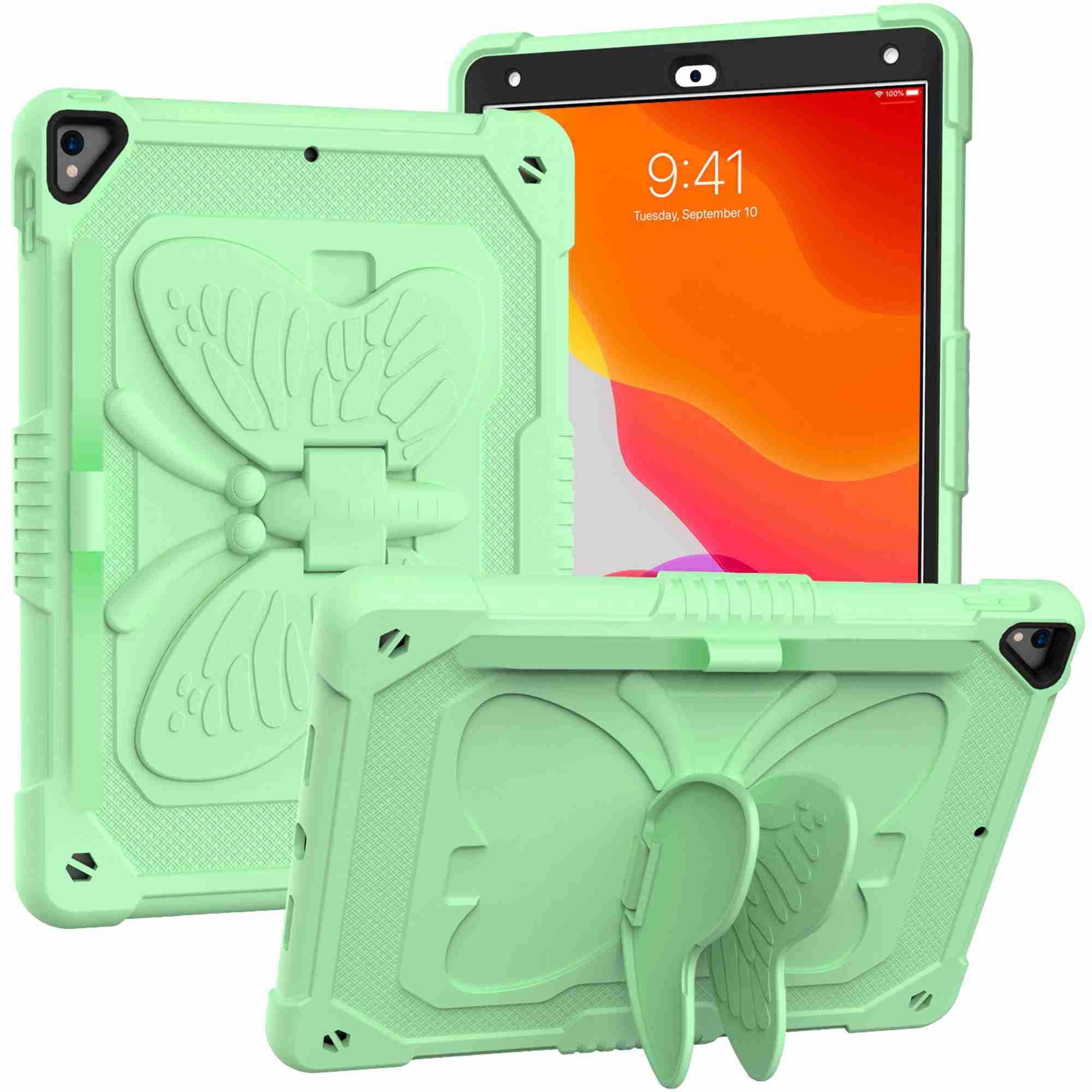 Dteck 2020 iPad 8th Case / 2019 iPad 7th Gen Case, Rugged Heavy Duty ...