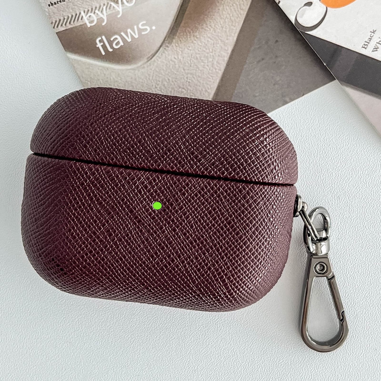 Dteck for AirPods 4th Generation Case, Slim PU Leather Portable ...