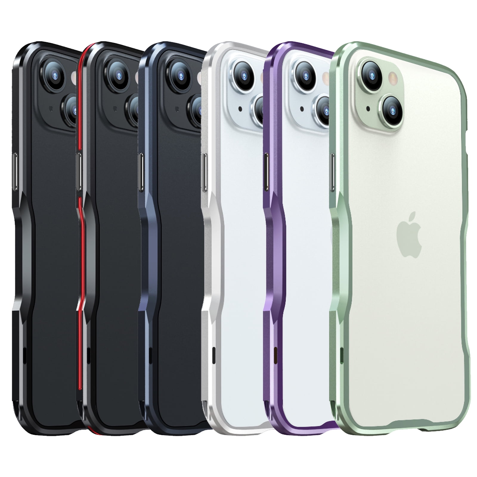 Dteck Aluminum Alloy Bumper for iPhone 15 Plus 6.7 Inch Bumper Case ...