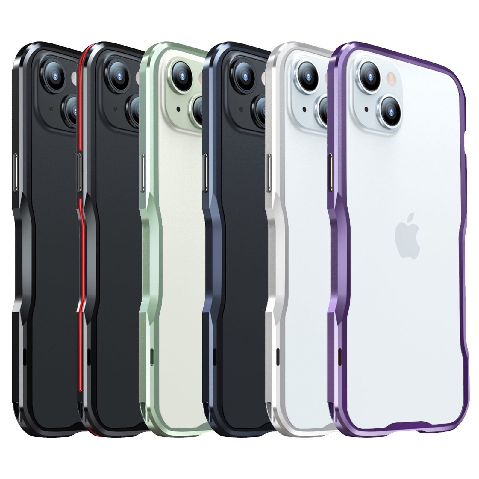 Dteck Aluminum Alloy Bumper for iPhone 15 Plus 6.7 Inch Bumper Case ...