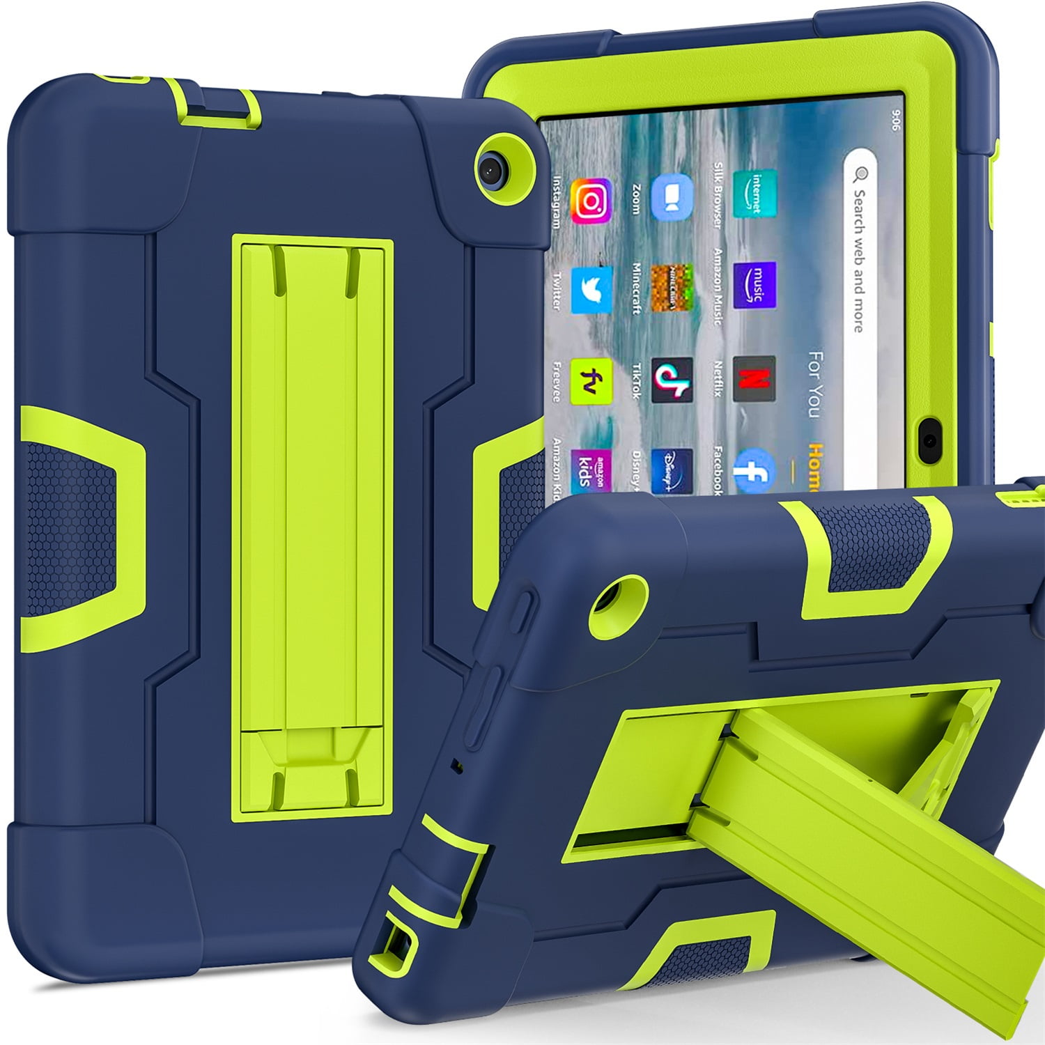 Dteck for Amazon All-New Kindle Fire 7 Tablet Case 12th Gen 2022 ...
