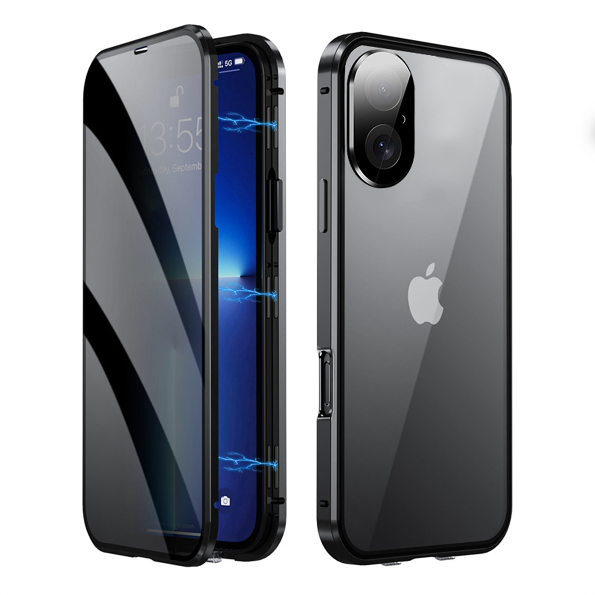 Dteck Anti Peeping Case for iPhone 16 Plus, 360 Degree Full Body Cover ...