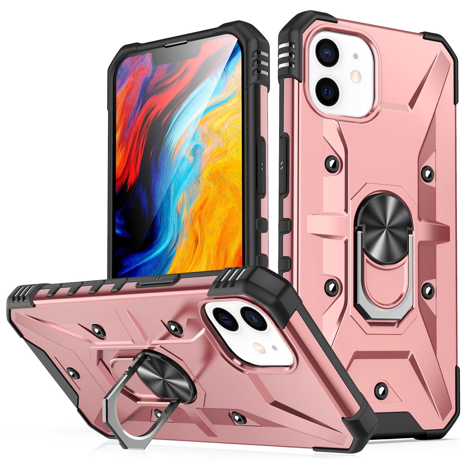 Dteck for Apple iPhone 12 Pro Max Heavy Duty Military Grade Armor ...