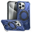 Dteck for iPhone 12 Pro Max 6.7 inch Slim Case,360° Rotate Ring Stand ...