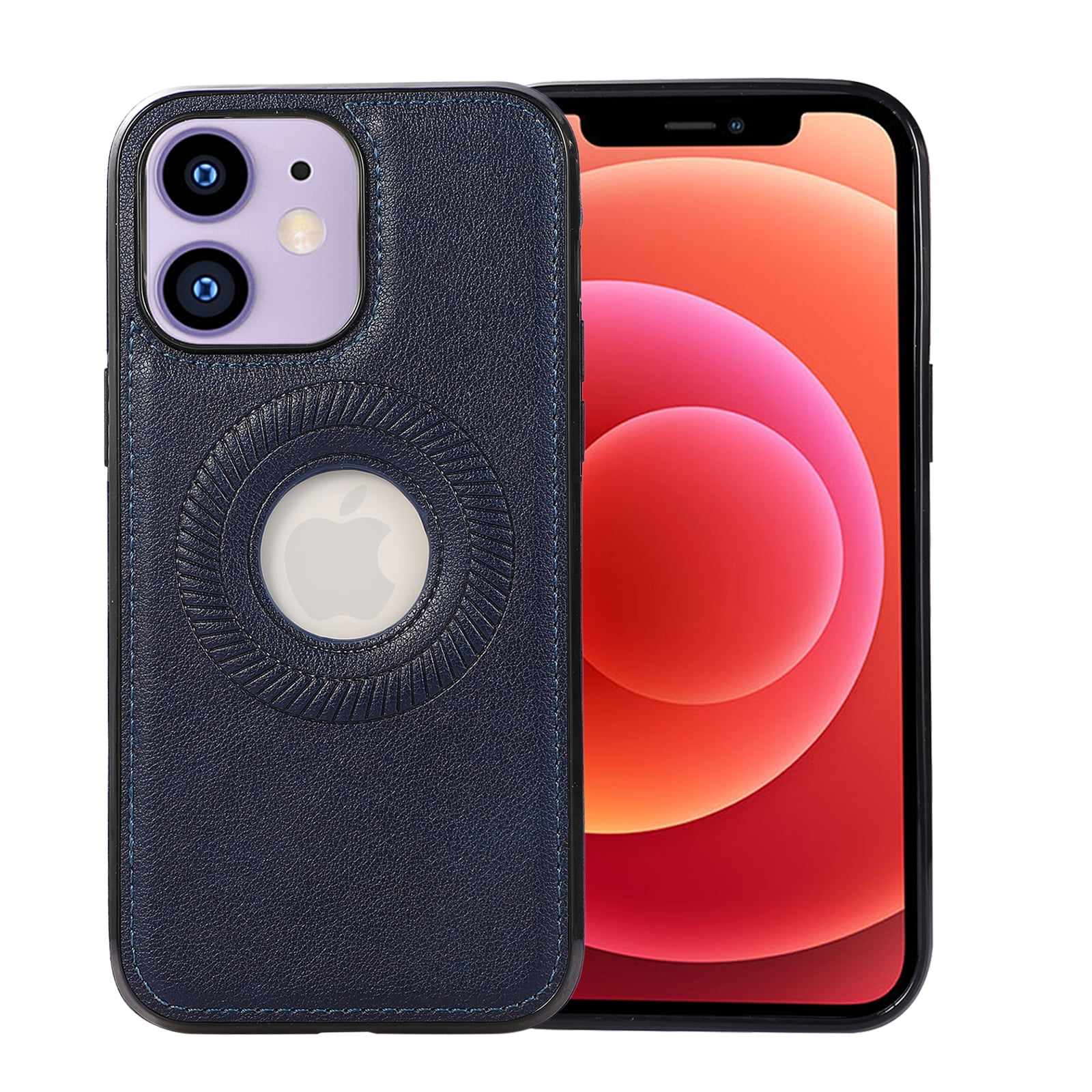 Dteck for Apple iPhone 12 Pro / 12 Slim Case, Shockproof Luxury PU ...