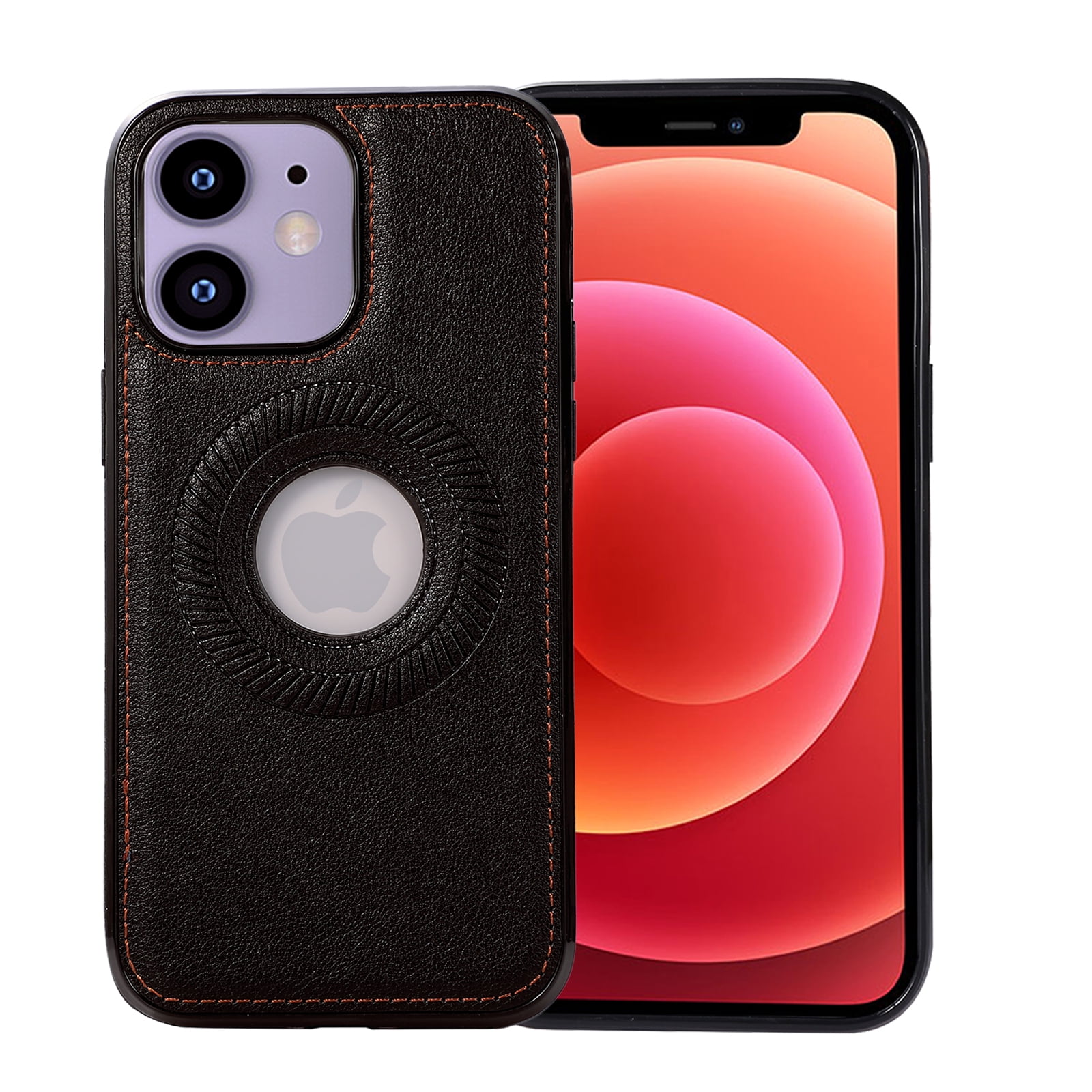 Dteck for Apple iPhone 12 Pro / 12 Slim Case, Shockproof Luxury PU ...