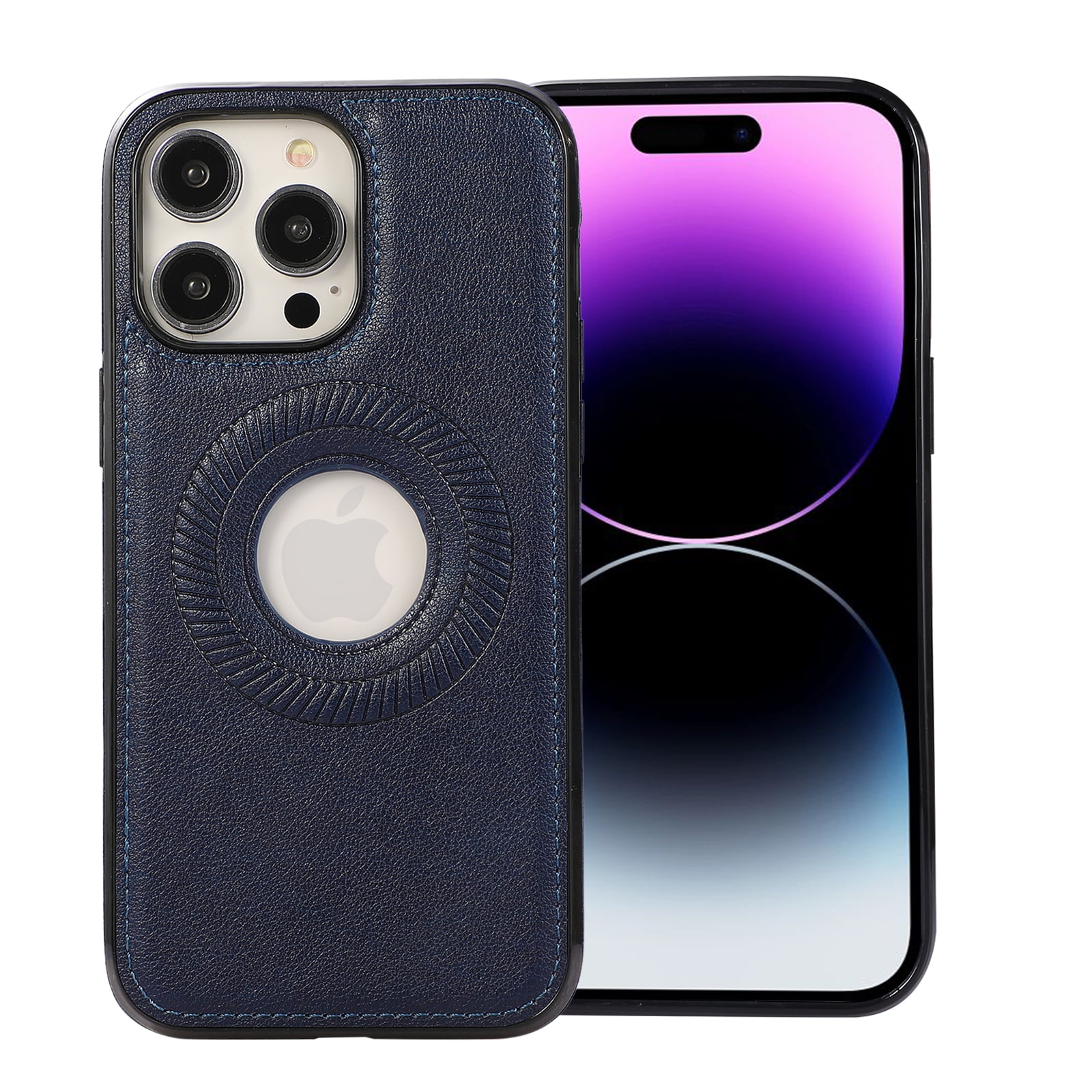 Dteck for Apple iPhone 13 Pro Max Slim Case, Shockproof Luxury PU ...