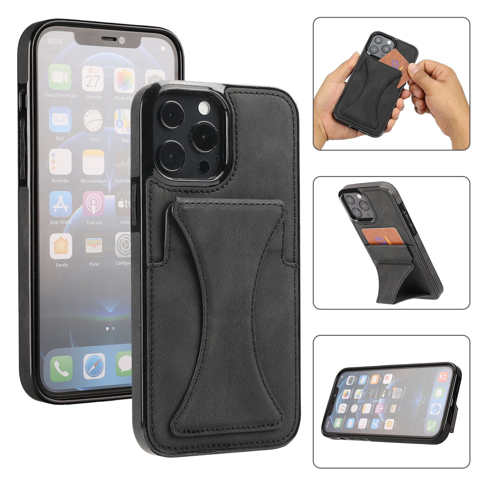 Dteck for Apple iPhone 14 Pro Max Wallet Case with Card Holder ...